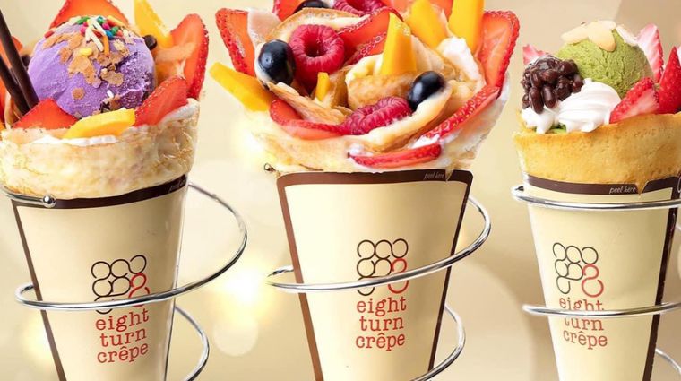 Eight Turn Crepe Franchise | Japanese Fast Casual Food Concept